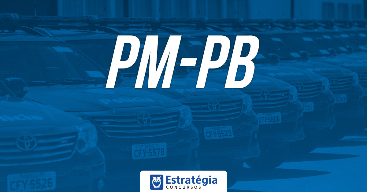 Concurso PM PB: São 900 vagas com inscrições encerradas
