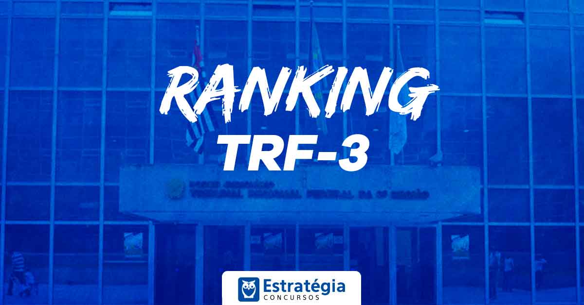 Ranking TRF3 Juiz Federal: Gabarito e Correção da Prova