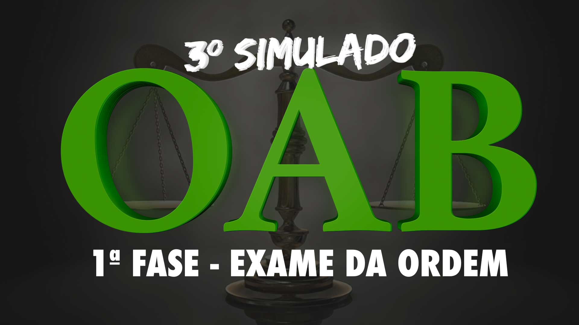 3º Simulado OAB: baixe o PDF da prova e teste seus conhecimentos