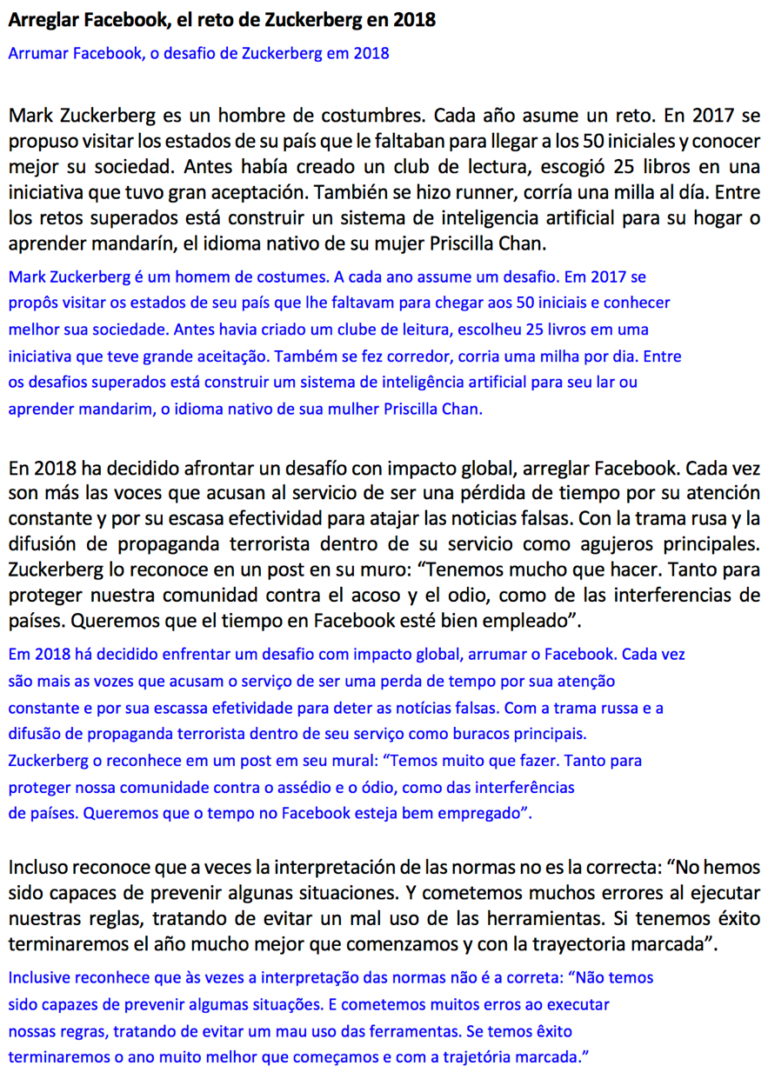 ESPANHOL – Projeto 50 textos – Texto 19/50