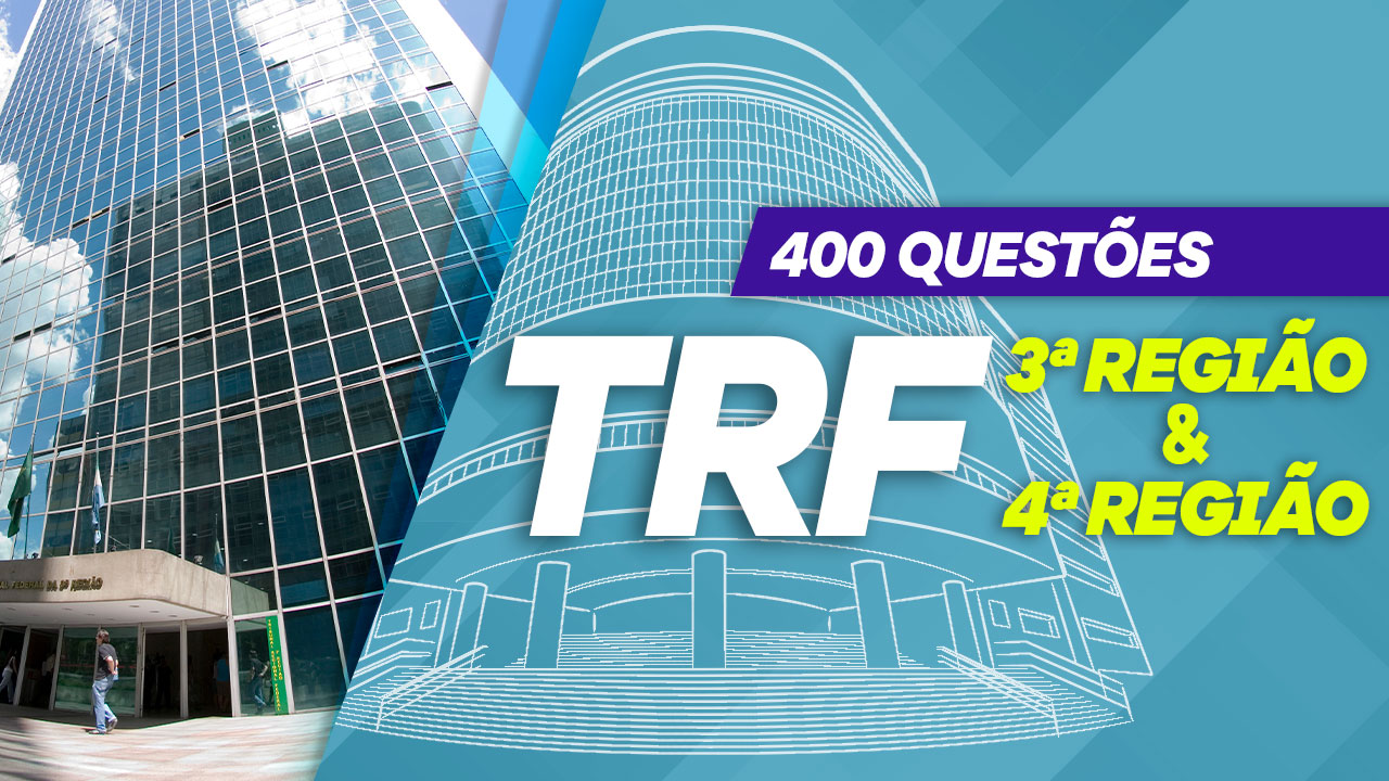 Concurso TRF4 e TRF 3: veja 400 questões resolvidas e prepare-se para o ...