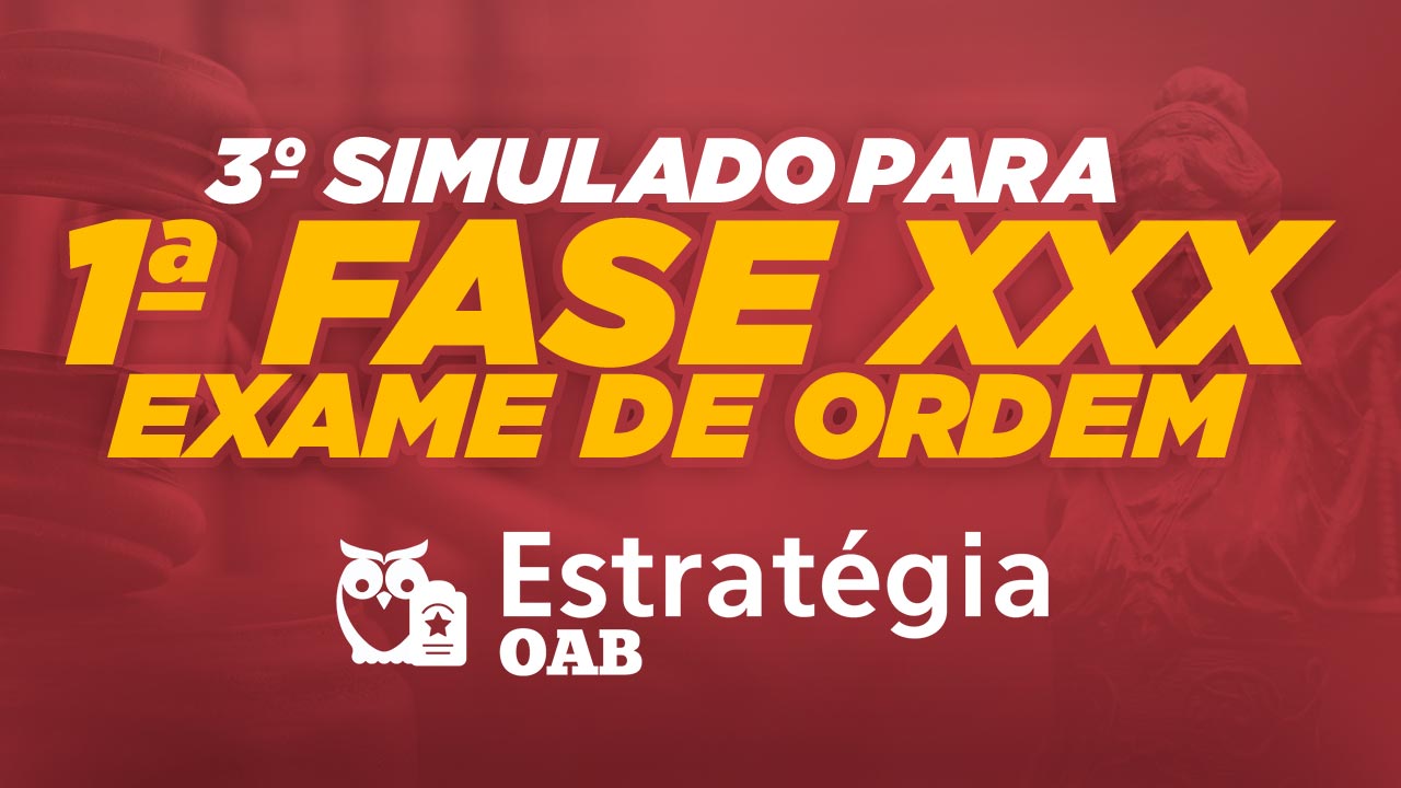 Simulado OAB 1ª fase: baixe o PDF da prova e teste seus conhecimentos