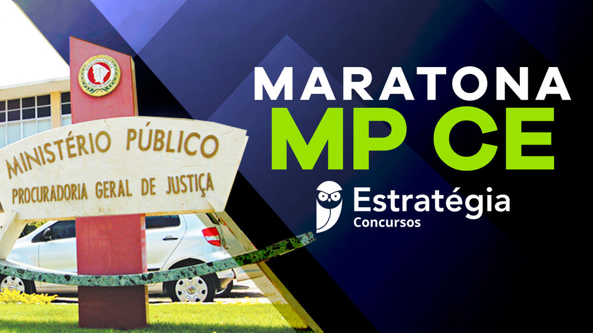 Maratona MP CE: um sábado inteiro de aulas GRATUITAS