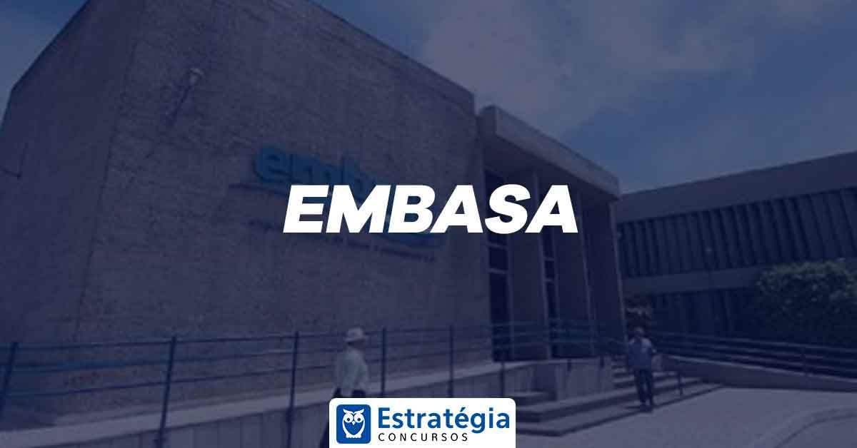 Embasa pode ter EDITAL publicado no segundo semestre de 2021