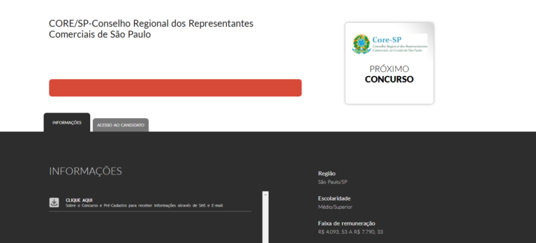 Concurso CORE SP: Quadrix é a banca do novo certame!