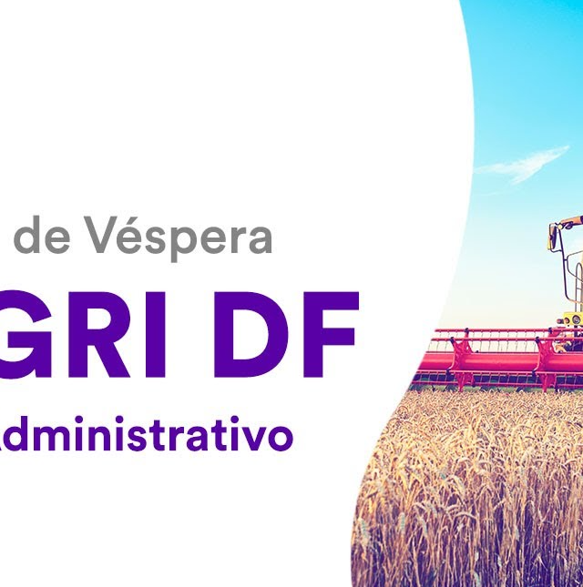 Concurso SEAGRI DF: Revisão de véspera AO VIVO!