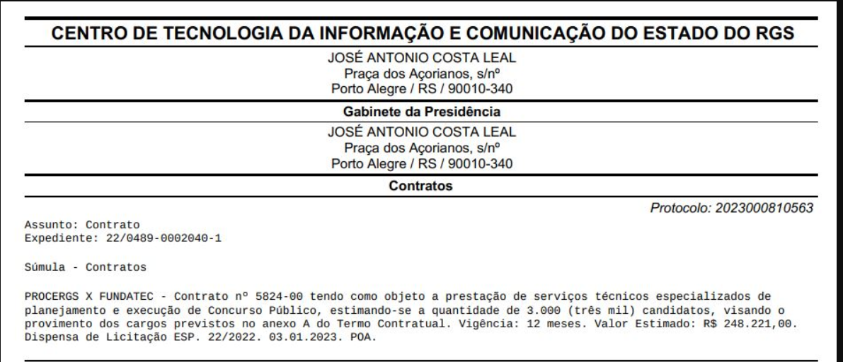 Concurso PROCERGS: Fundatec é a banca organizadora!