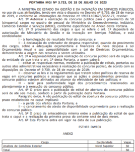 Concurso MDIC com 50 vagas é AUTORIZADO; confira!