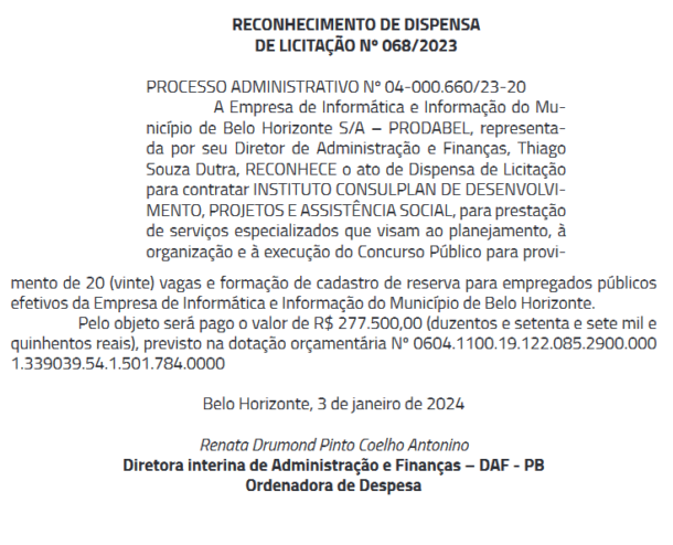 Concurso PRODABEL: edital a qualquer momento!