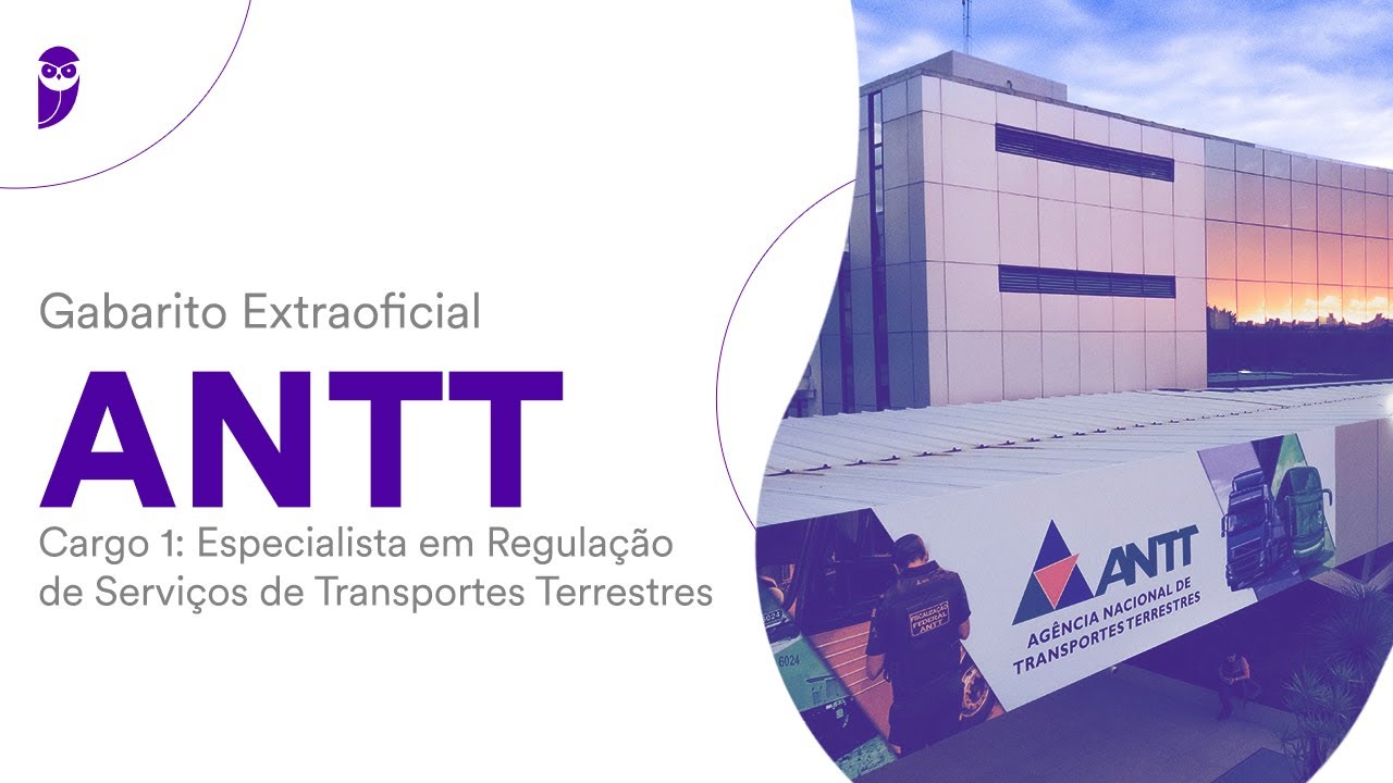Gabarito extraoficial ANTT: Especialista em Regulação - cargo 1