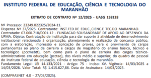 Concurso IFMA: banca definida! Vagas para Professor e TAE!