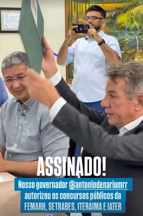 Concursos RR: governador autoriza 635 vagas em 4 órgãos!